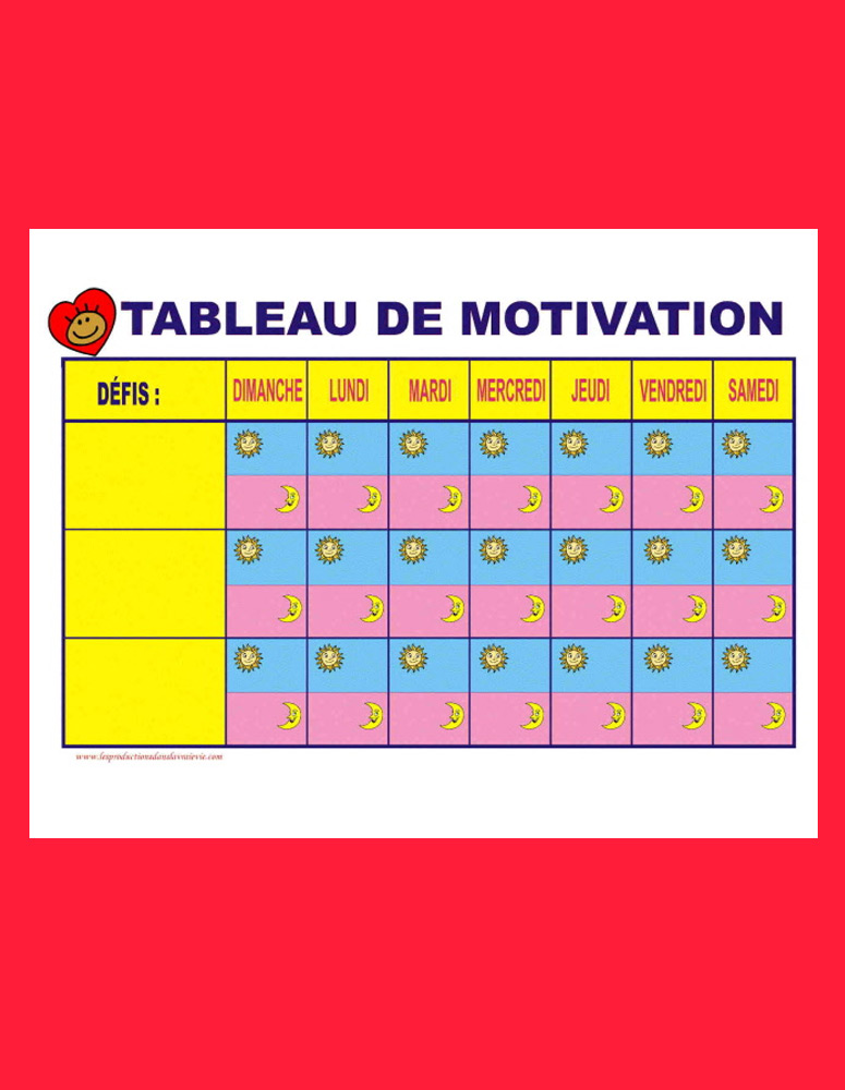 Tableau de motivation | Ressources pédagogiques Dans La Vraie Vie